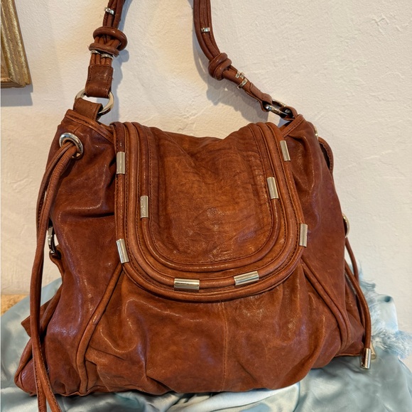 Junior Drake | Bags | Junior Drake Handbag Distressed Brown Leather ...